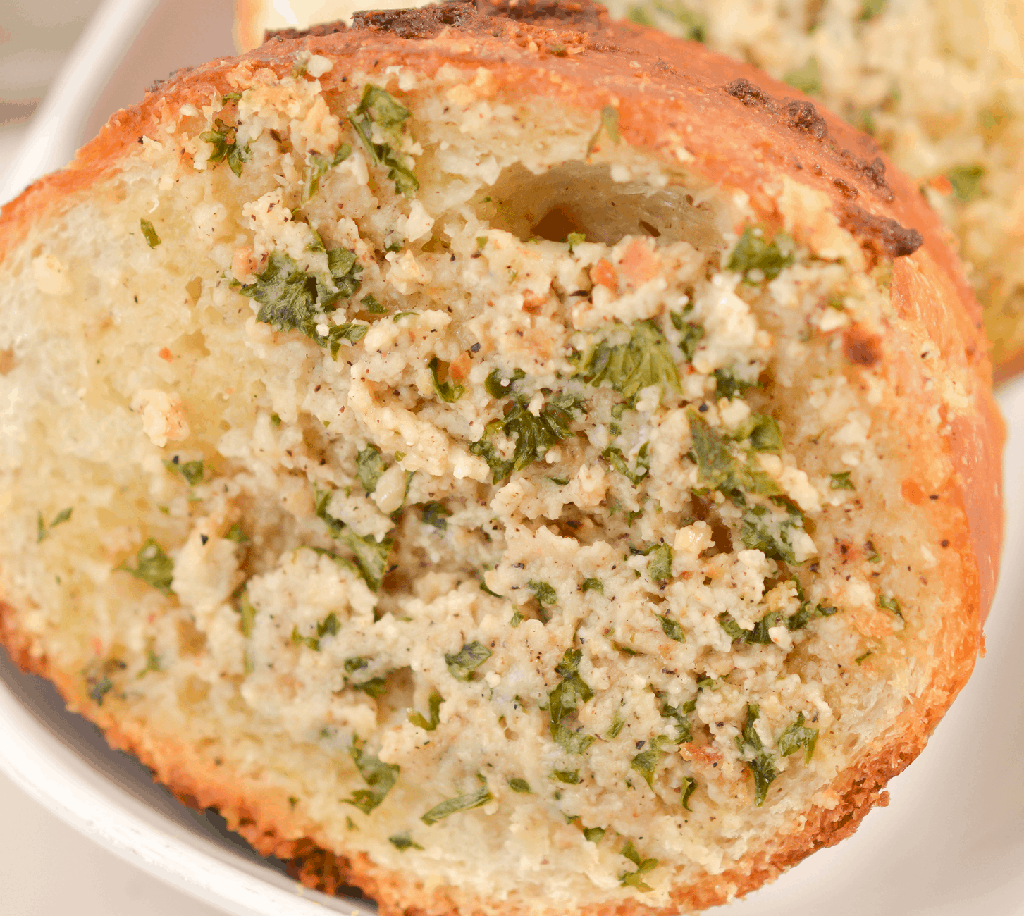 Stuffed garlic bread - Sweet Pea's Kitchen