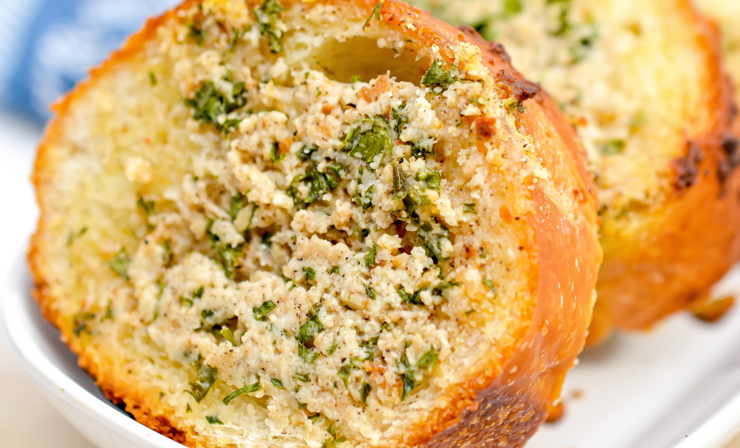 Stuffed garlic bread - Sweet Pea's Kitchen