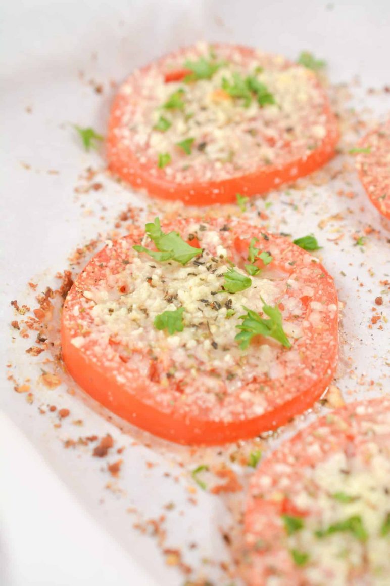 Baked Parmesan Tomatoes - Sweet Pea's Kitchen