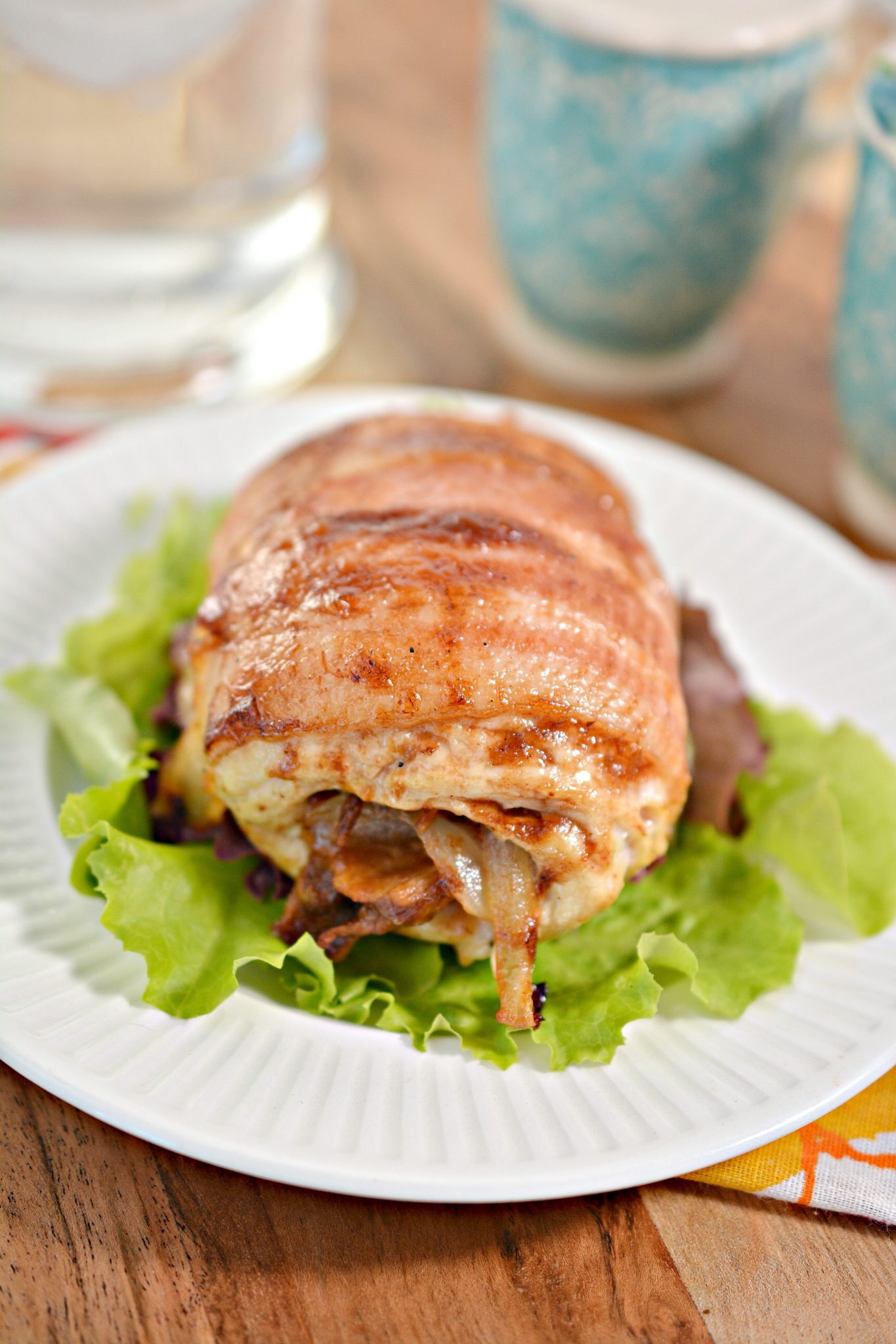 BBQ Bacon Stuffed Chicken - Sweet Pea's Kitchen