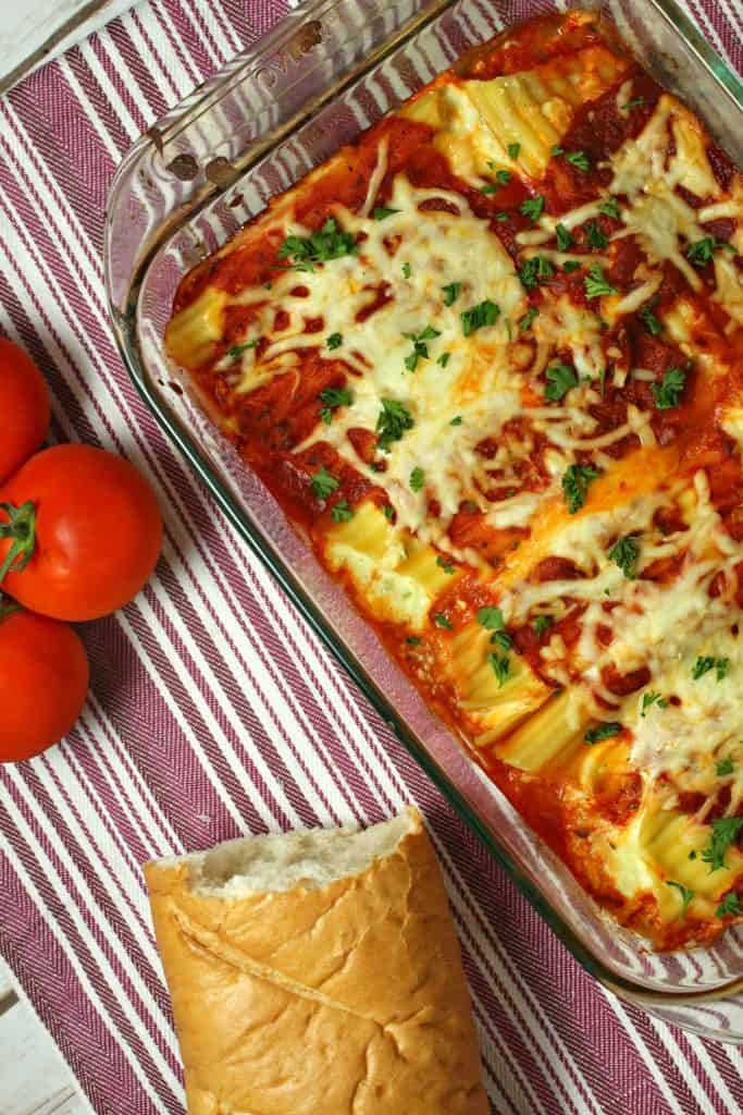 Cheesy Chicken Manicotti Recipe - Sweet Pea's Kitchen