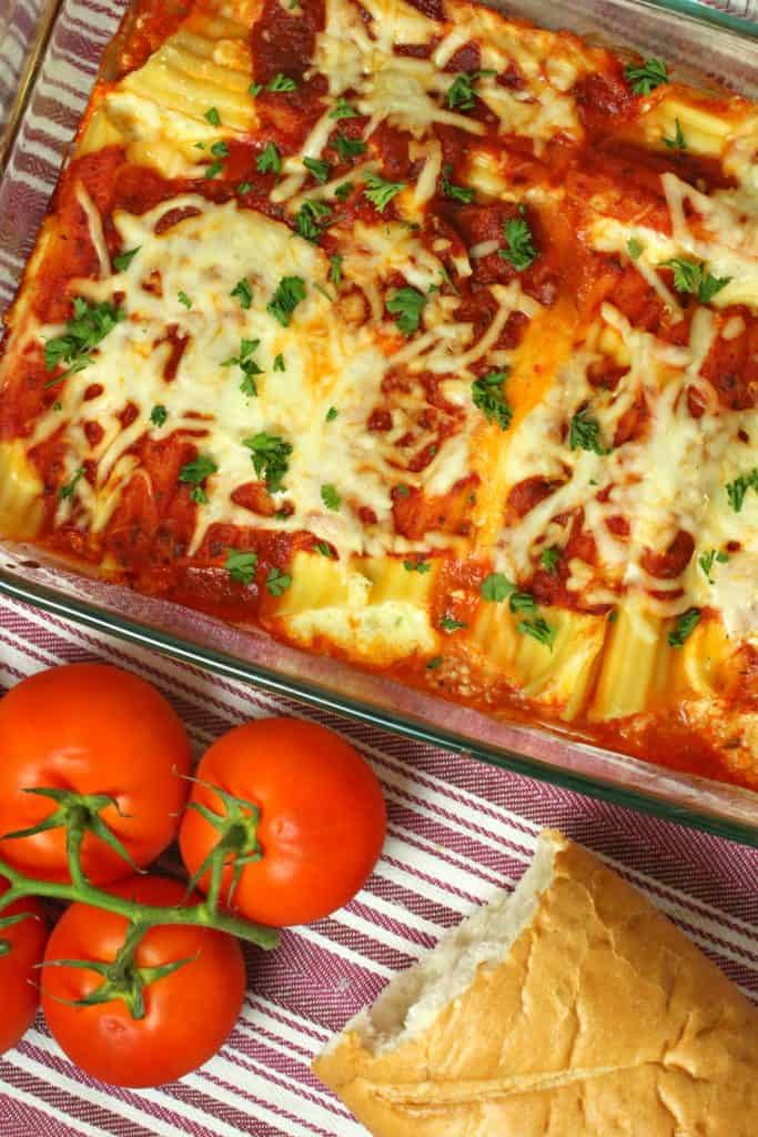 Cheesy Chicken Manicotti Recipe - Sweet Pea's Kitchen