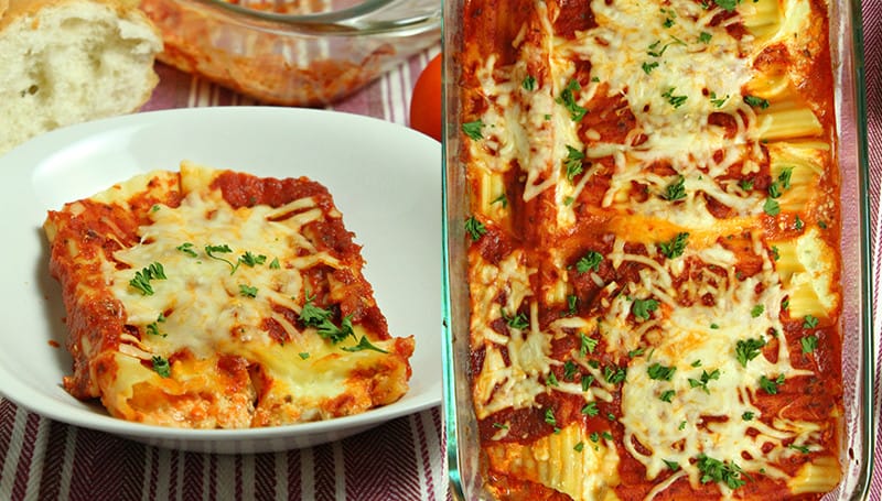 Cheesy Chicken Manicotti Recipe - Sweet Pea's Kitchen