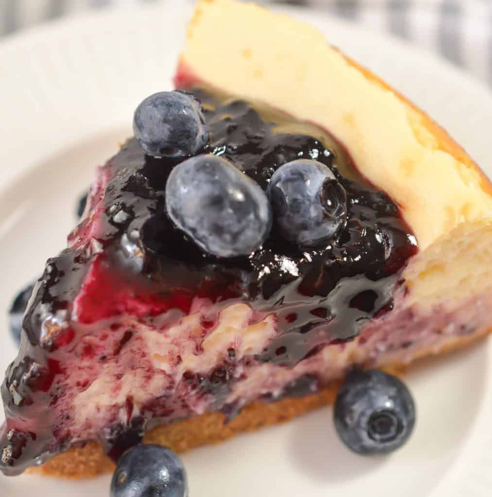 Fresh Blueberry Cheesecake - Sweet Pea's Kitchen