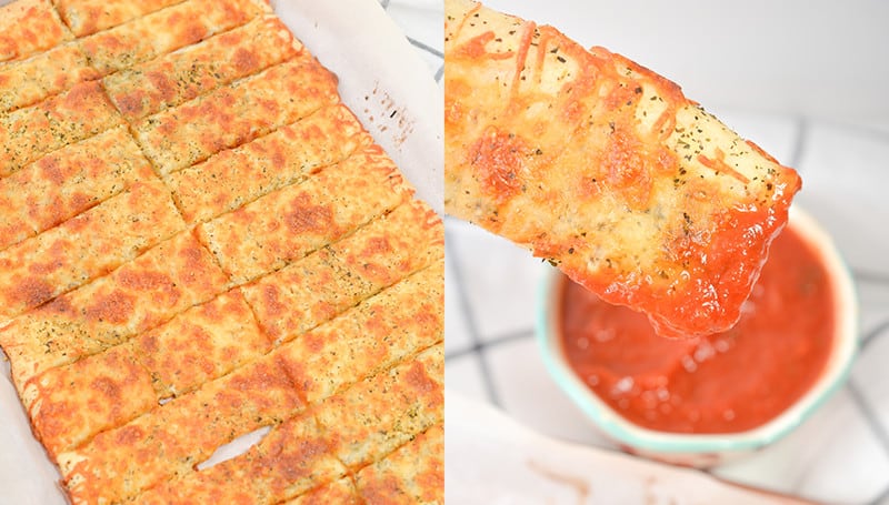 Homemade Cheesy Garlic Breadsticks - Sweet Pea's Kitchen