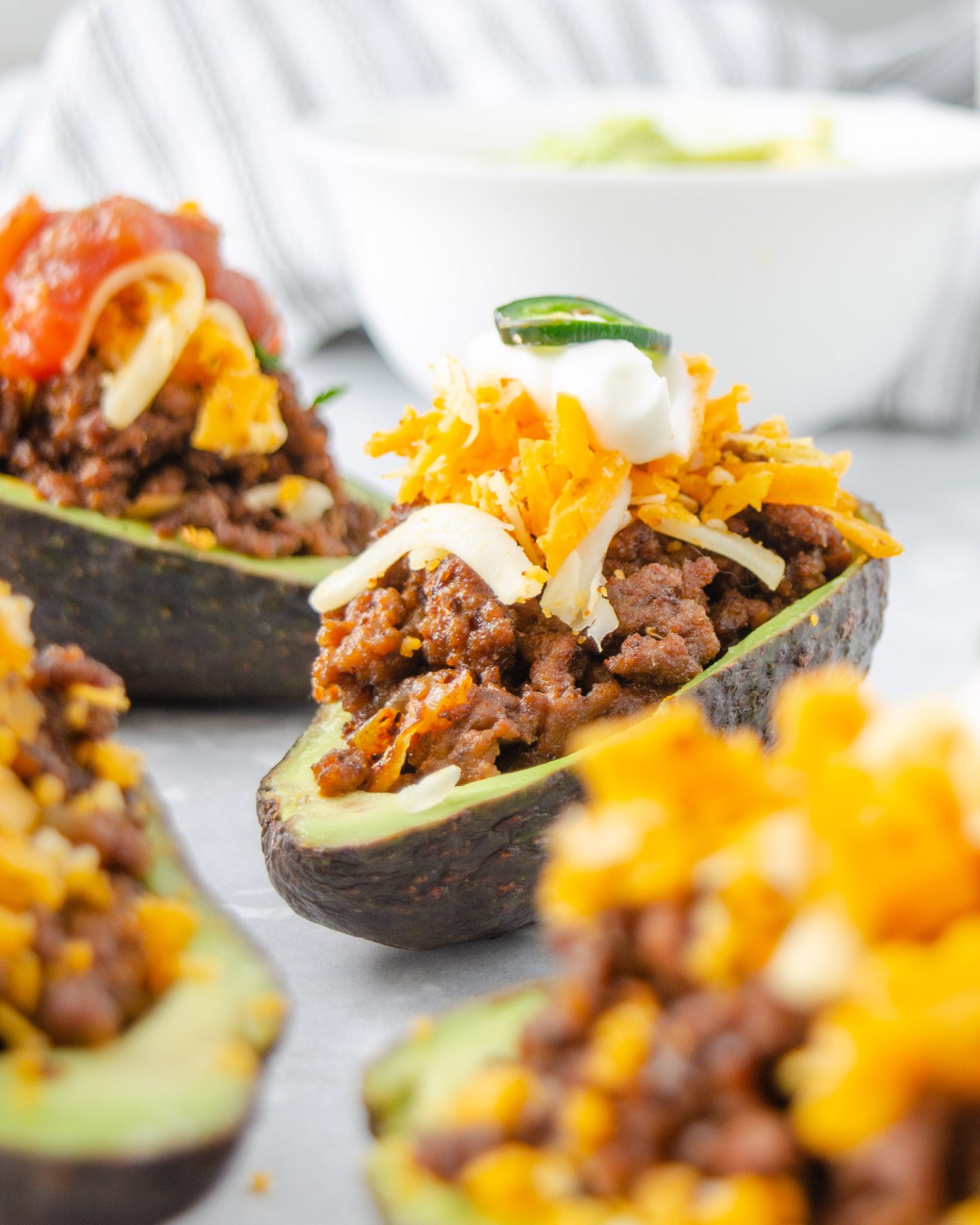 Taco Stuffed Avocados - Sweet Pea's Kitchen