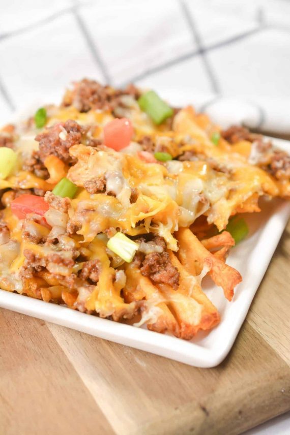 Cheesesteak Taco Fries - Sweet Pea's Kitchen