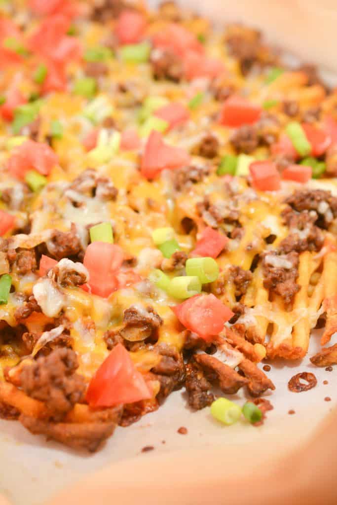 Cheesesteak Taco Fries - Sweet Pea's Kitchen
