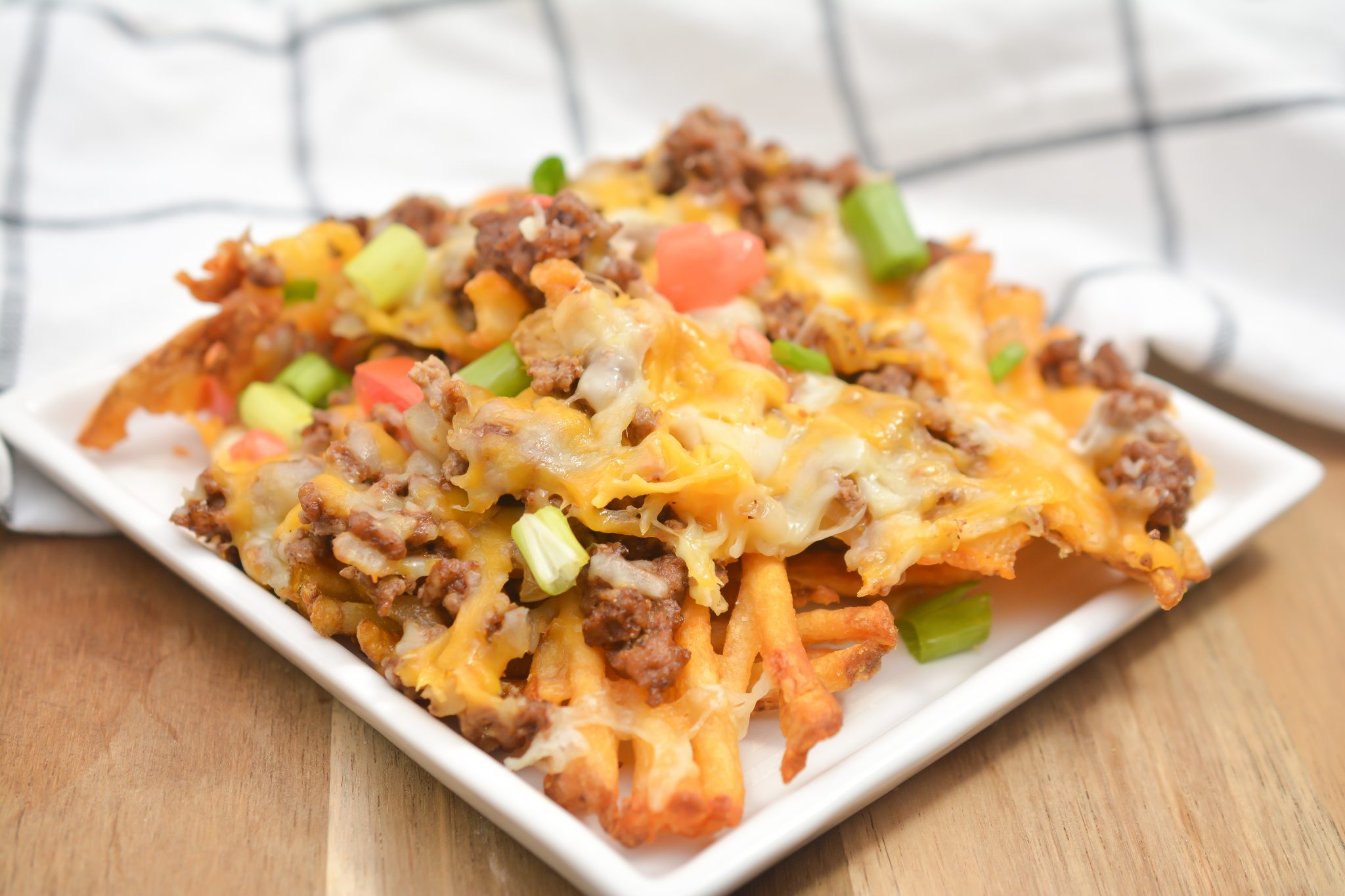 Cheesesteak Taco Fries - Sweet Pea's Kitchen