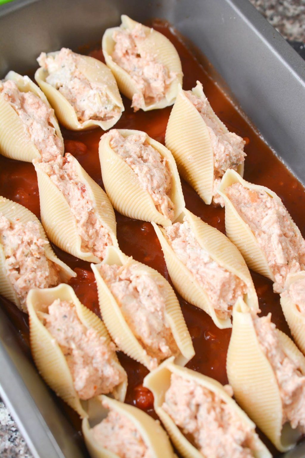 Chicken Parm Stuffed Shells - Sweet Pea's Kitchen