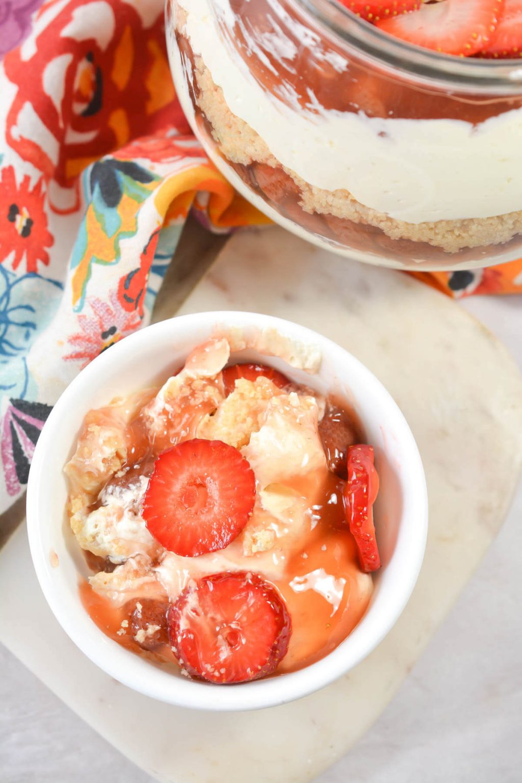 Strawberry Cheesecake Trifle - Sweet Pea's Kitchen