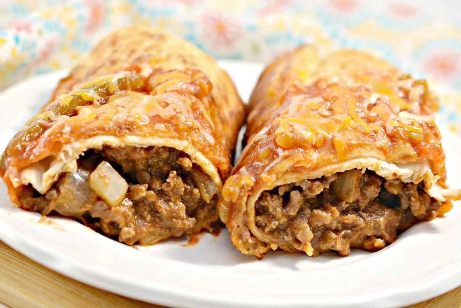 Beef and Cheese Chimichangas - Sweet Pea's Kitchen