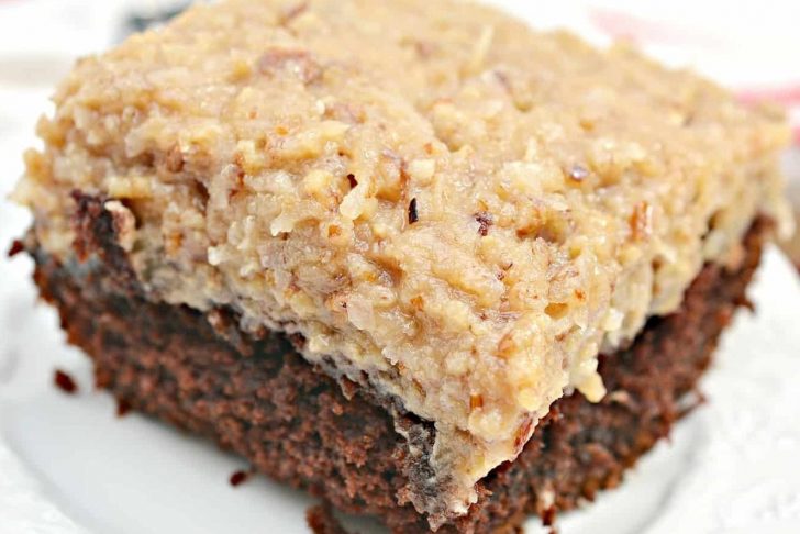 Old Fashioned German Chocolate Sheet Cake - Sweet Pea's Kitchen