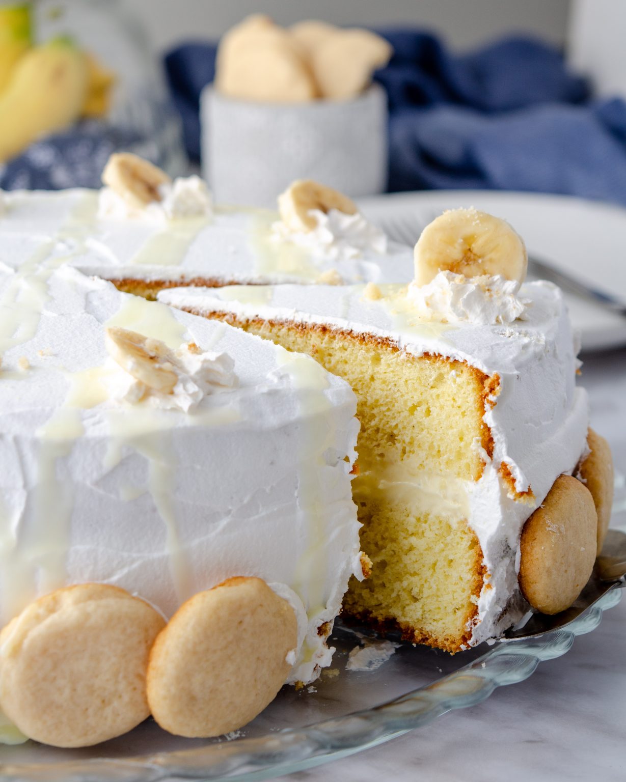 Banana Pudding Cake - Sweet Pea's Kitchen