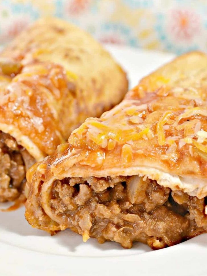 Beef and Cheese Chimichangas - Sweet Pea's Kitchen