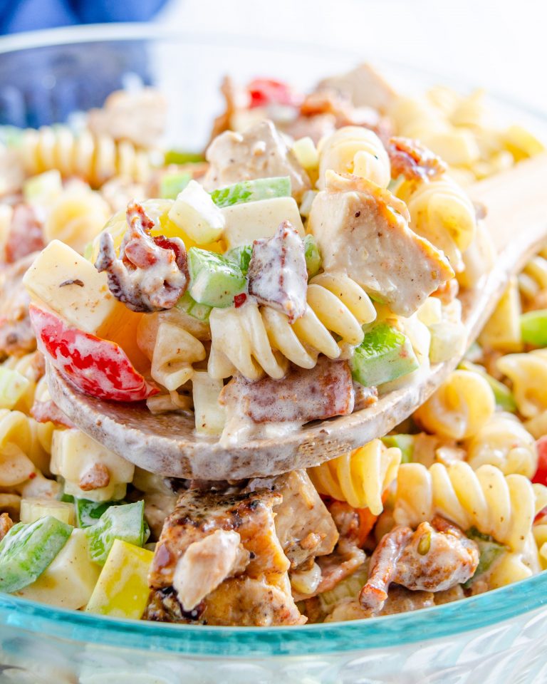 Chicken Club Pasta Salad - Sweet Pea's Kitchen
