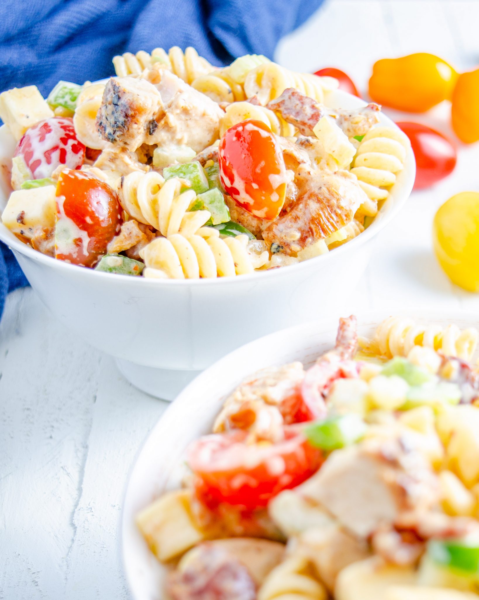 Chicken Club Pasta Salad - Sweet Pea's Kitchen