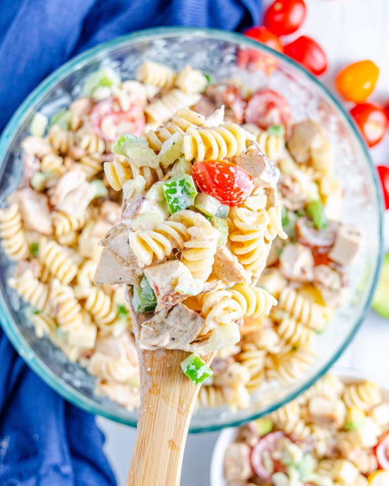 Chicken Club Pasta Salad - Sweet Pea's Kitchen