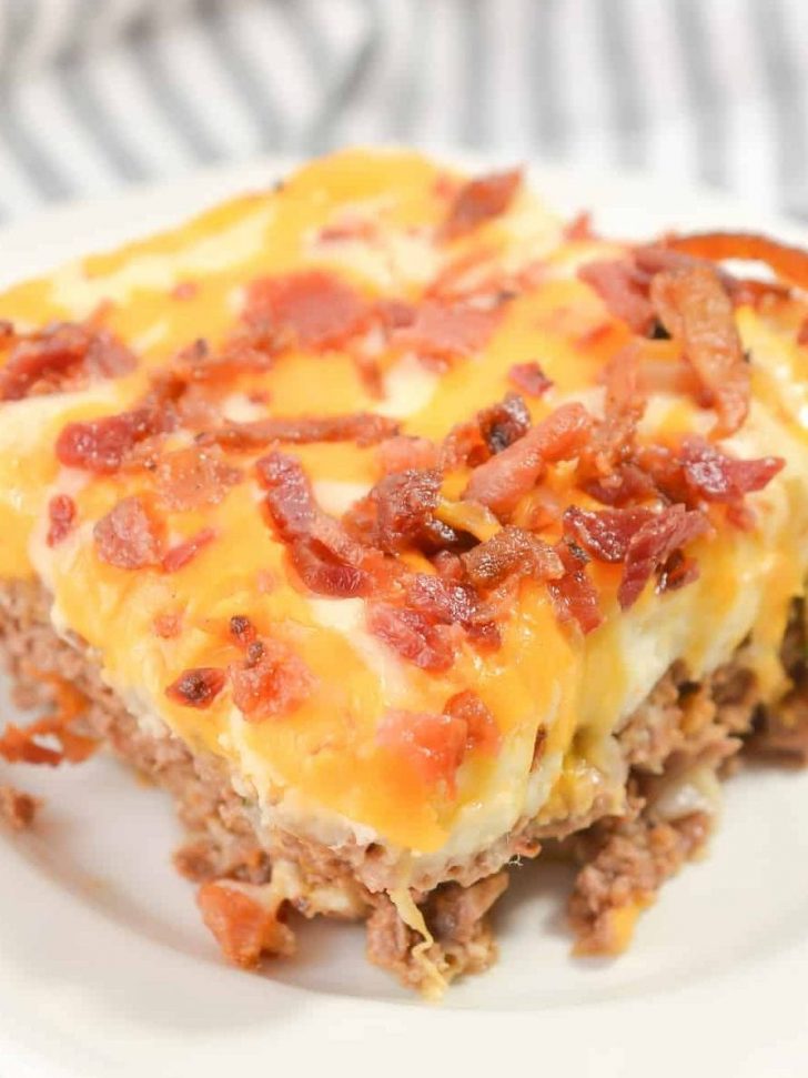 Cowboy Meatloaf and Potato Casserole - Sweet Pea's Kitchen