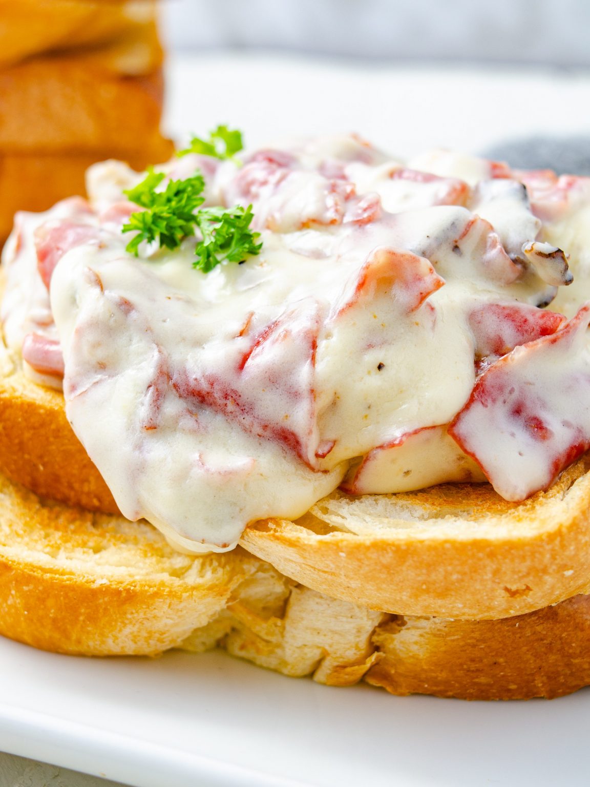 Creamed Chipped Beef on Toast - Sweet Pea's Kitchen