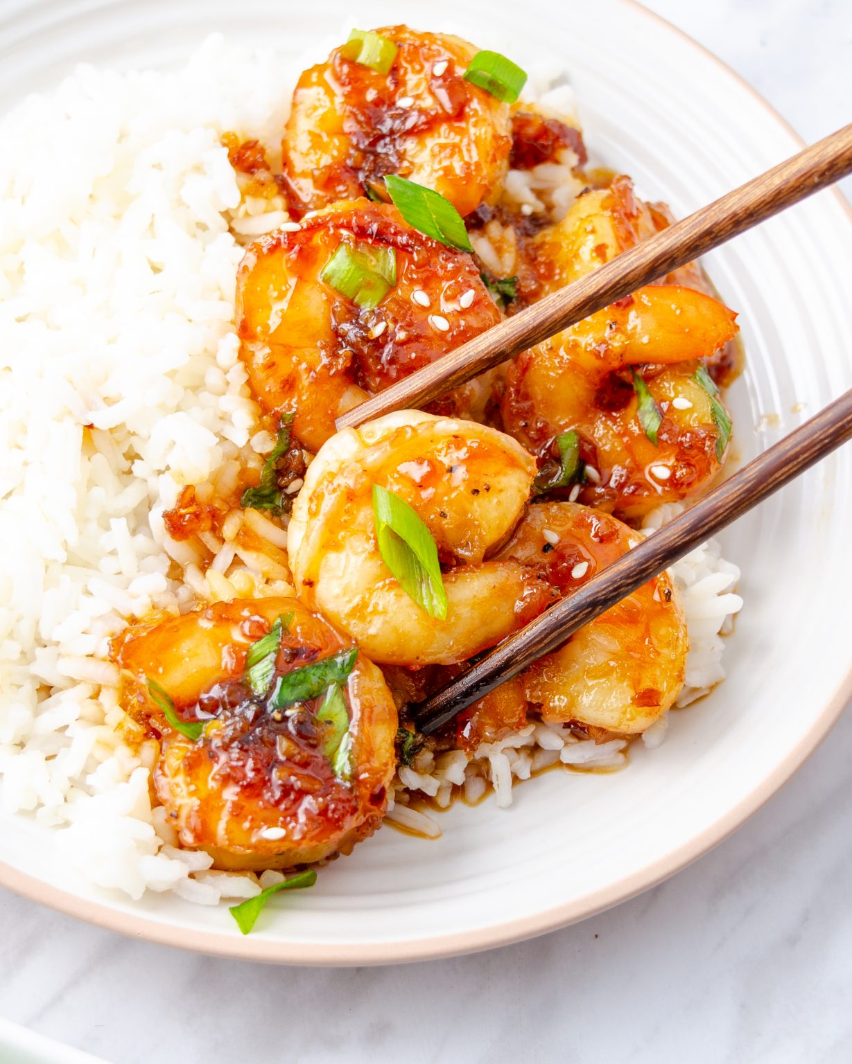 Honey Garlic Shrimp - Sweet Pea's Kitchen
