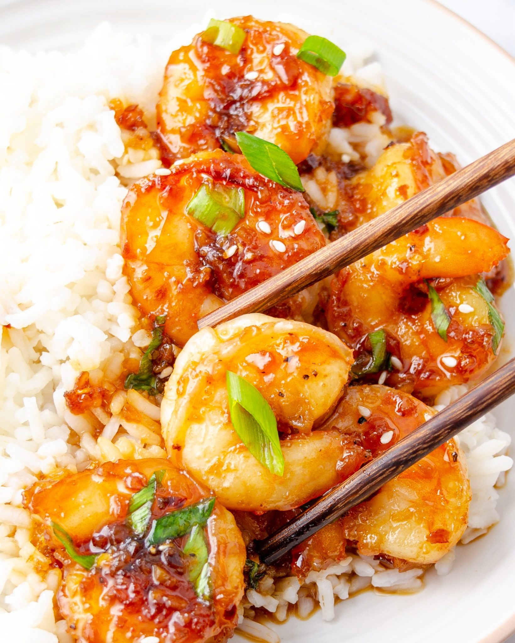 Honey Garlic Shrimp - Sweet Pea's Kitchen