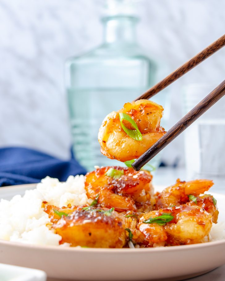 Honey Garlic Shrimp - Sweet Pea's Kitchen