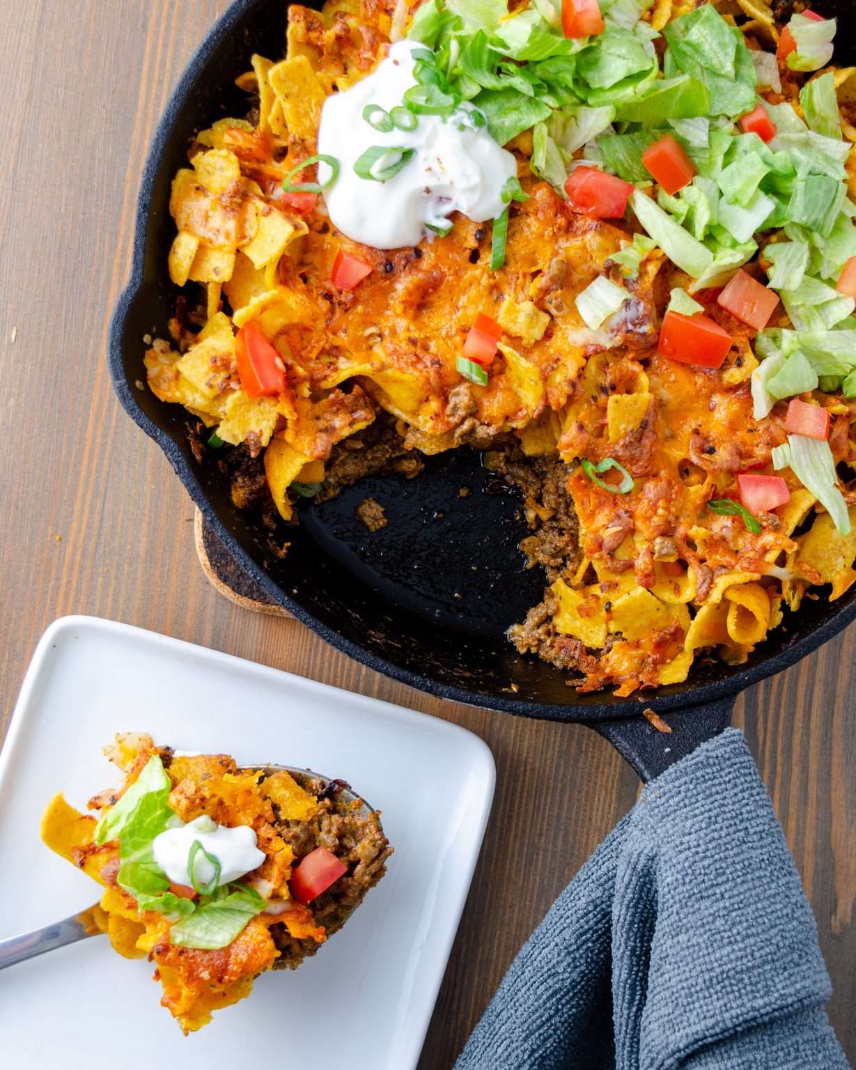 Walking Taco Casserole - Sweet Pea's Kitchen