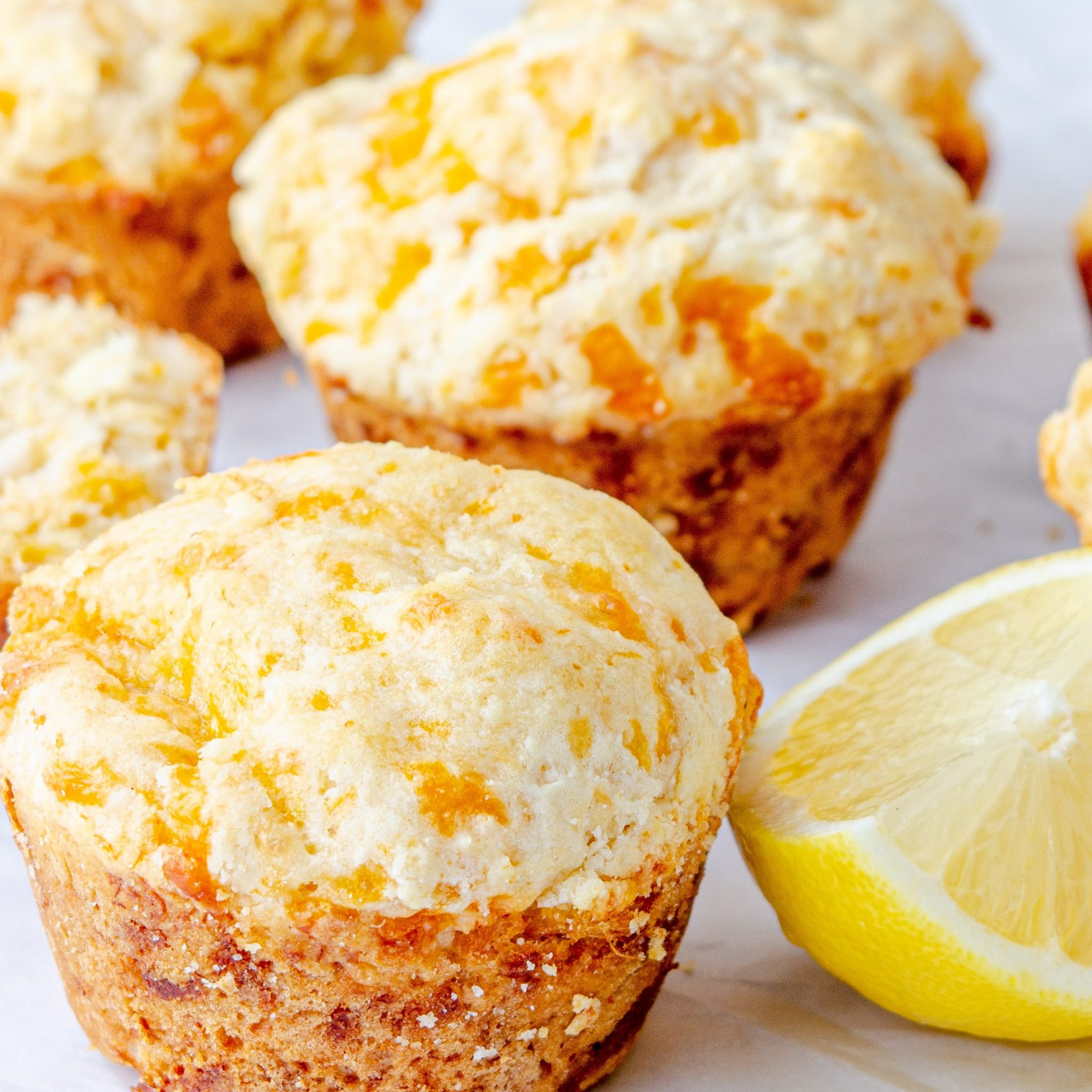Crab Stuffed Cheddar Bay Biscuits with Lemon Butter - Sweet Pea's Kitchen