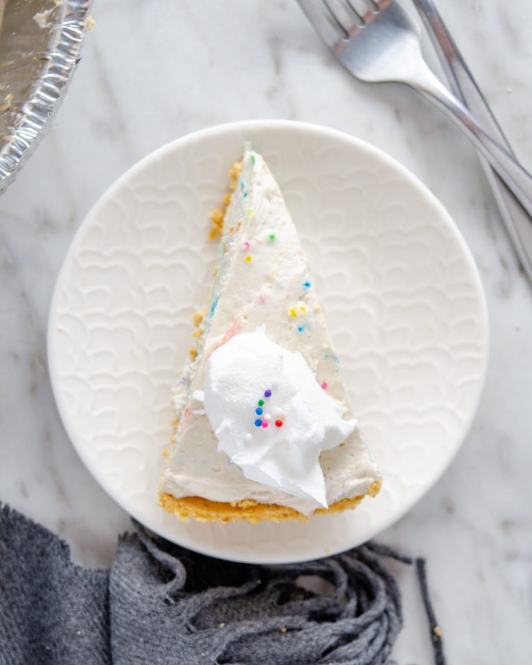No Bake Funfetti Cheesecake - Sweet Pea's Kitchen