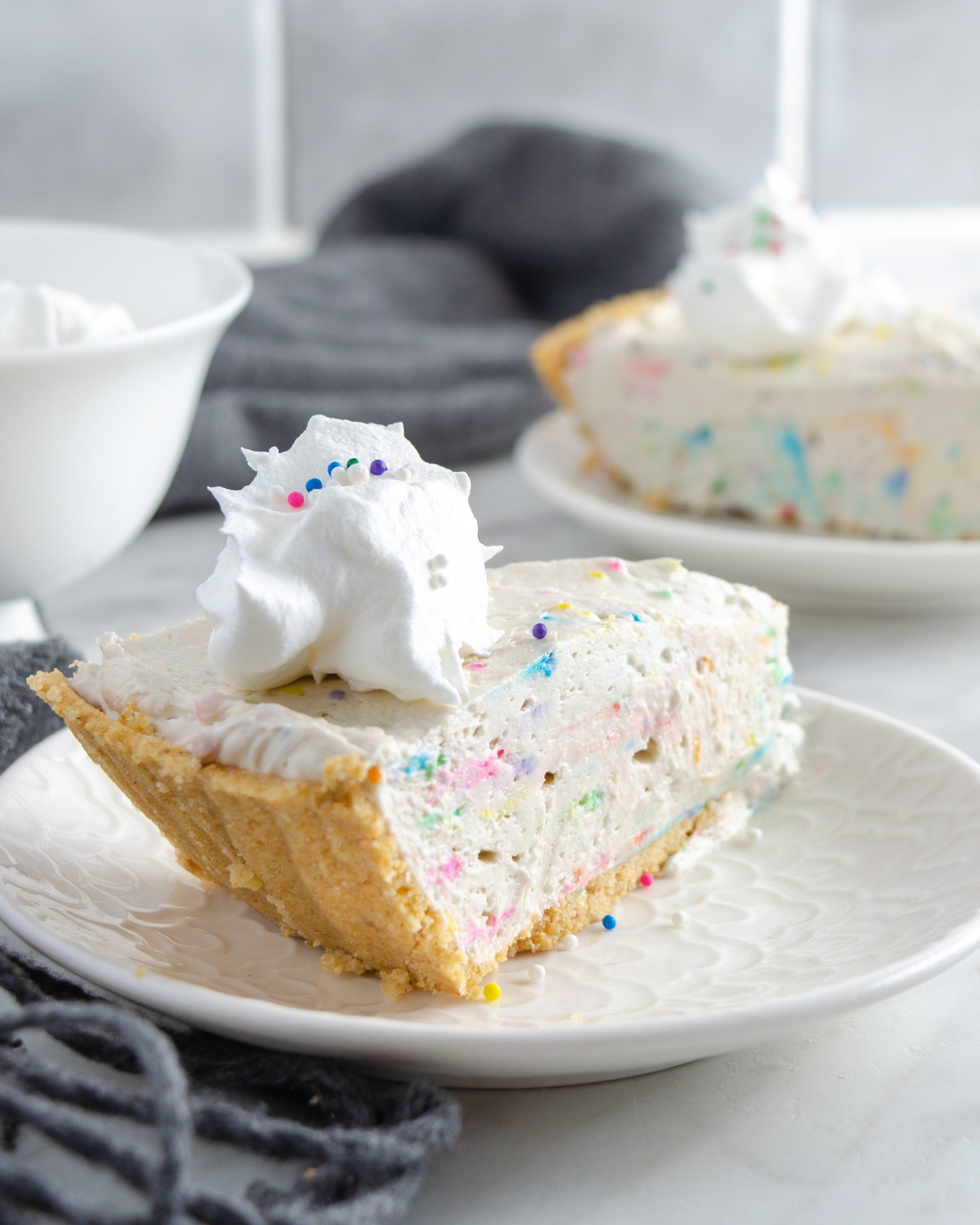 No Bake Funfetti Cheesecake - Sweet Pea's Kitchen