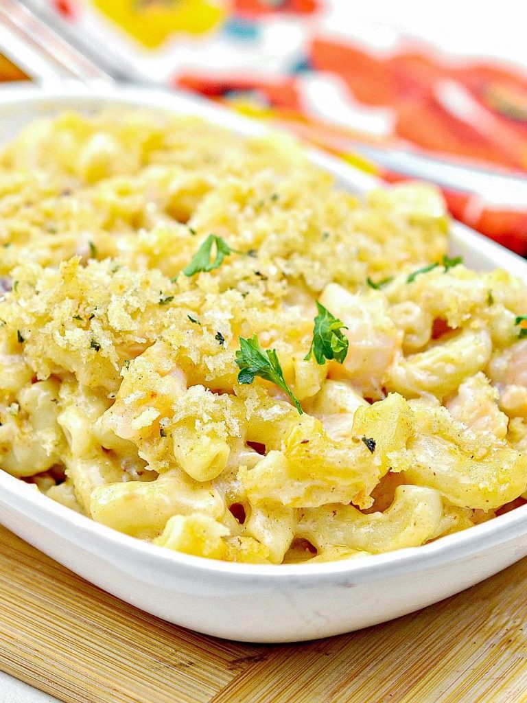 Seafood Mac and Cheese - Sweet Pea's Kitchen