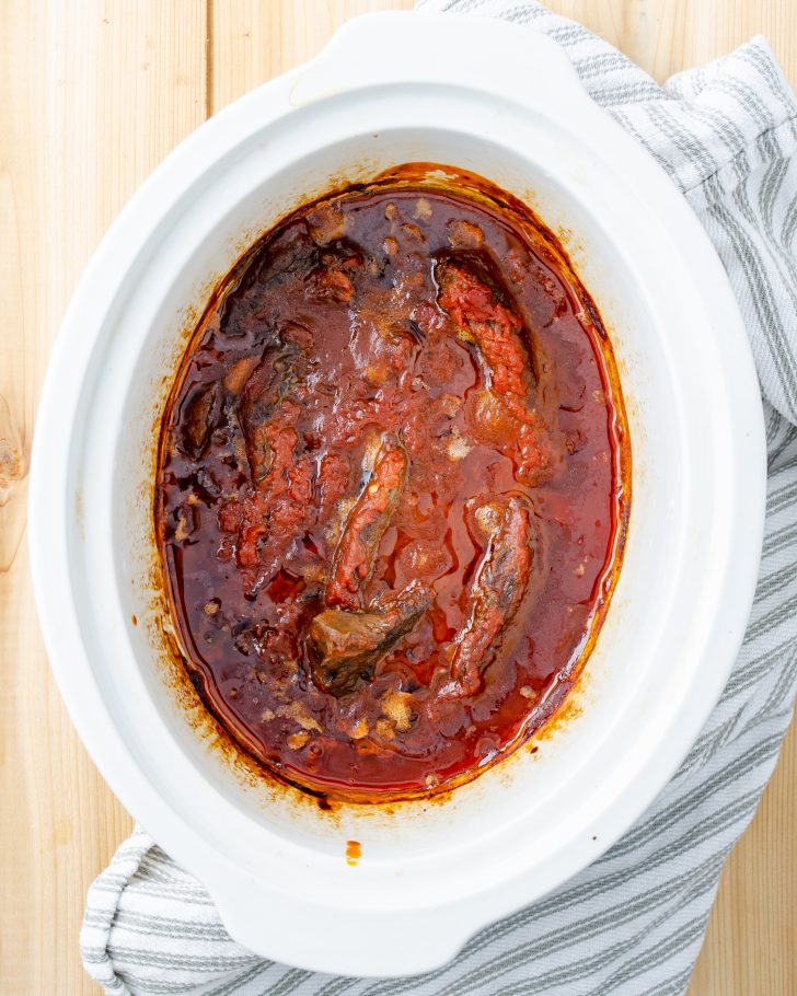 Slow Cooker Barbequed Beef Ribs - Sweet Pea's Kitchen