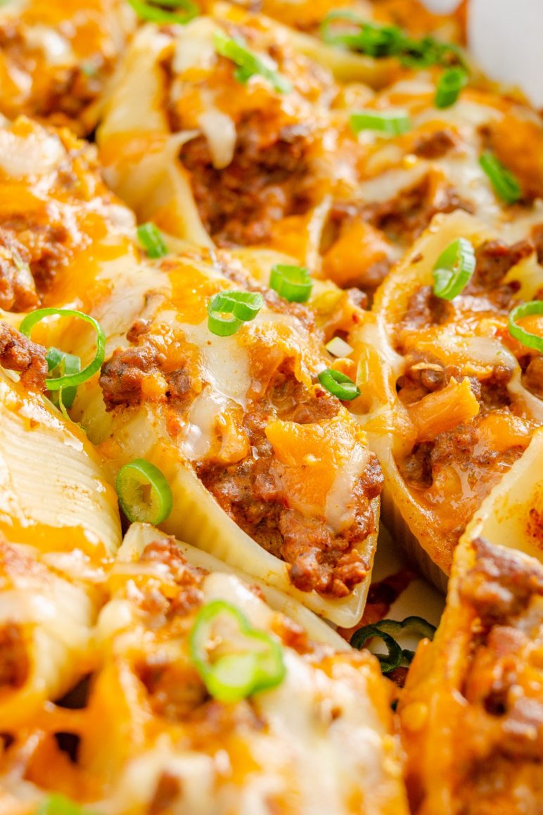 Chicken Parm Stuffed Shells - Sweet Pea's Kitchen