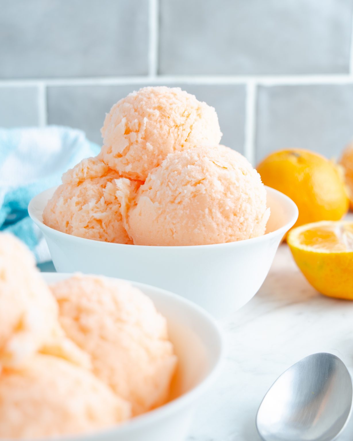 2 Ingredient Orange Sherbert - Sweet Pea's Kitchen