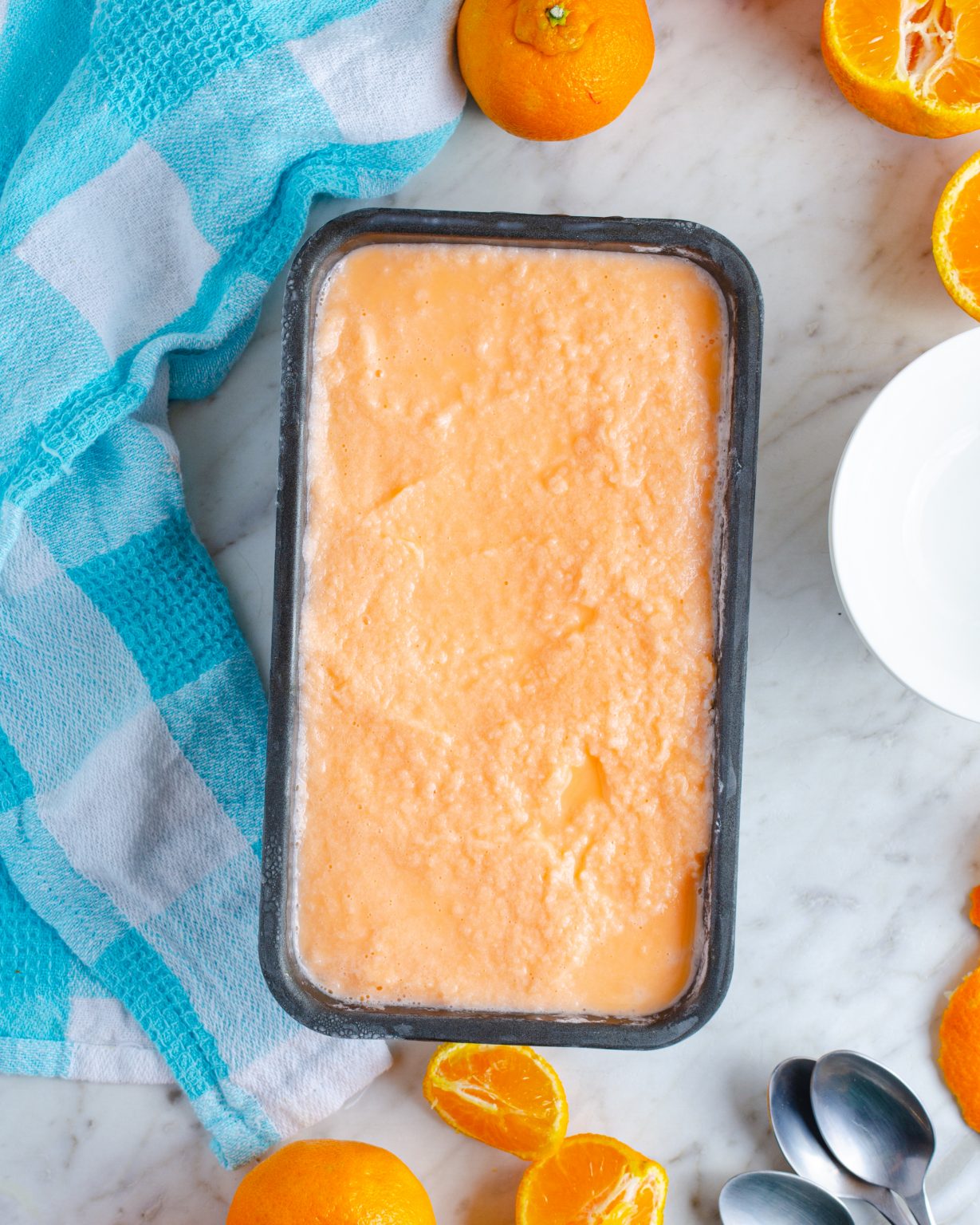 2 Ingredient Orange Sherbert - Sweet Pea's Kitchen