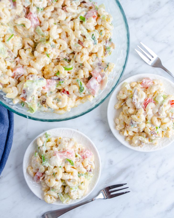 BLT Macaroni Salad - Sweet Pea's Kitchen