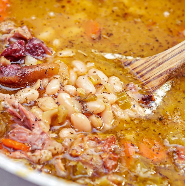 Beans Cooked with Ham Hocks - Sweet Pea's Kitchen