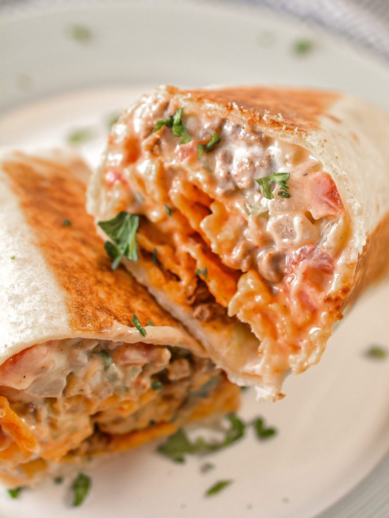 Beefy Nacho Cheese Wrap - Sweet Pea's Kitchen