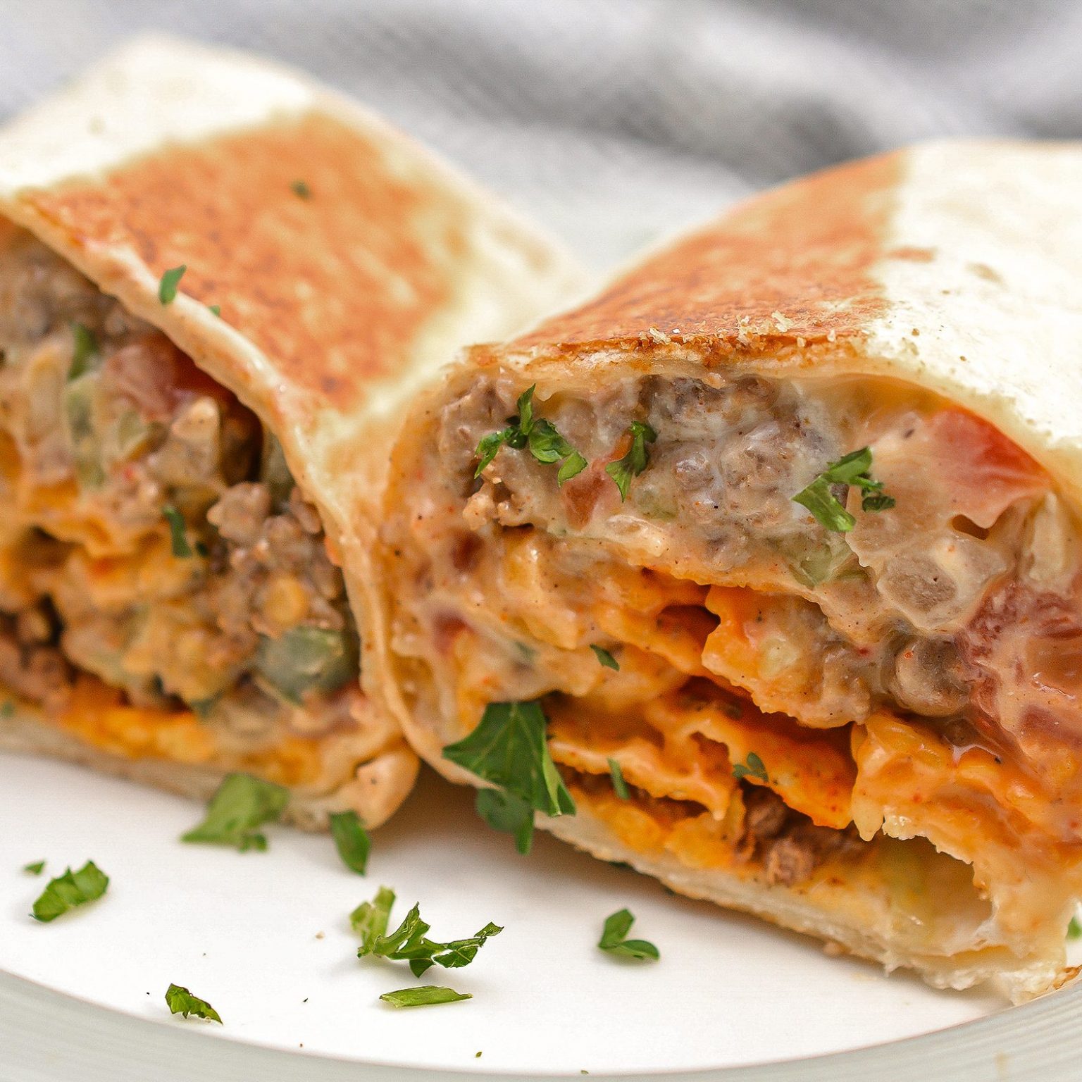 Beefy Nacho Cheese Wrap - Sweet Pea's Kitchen