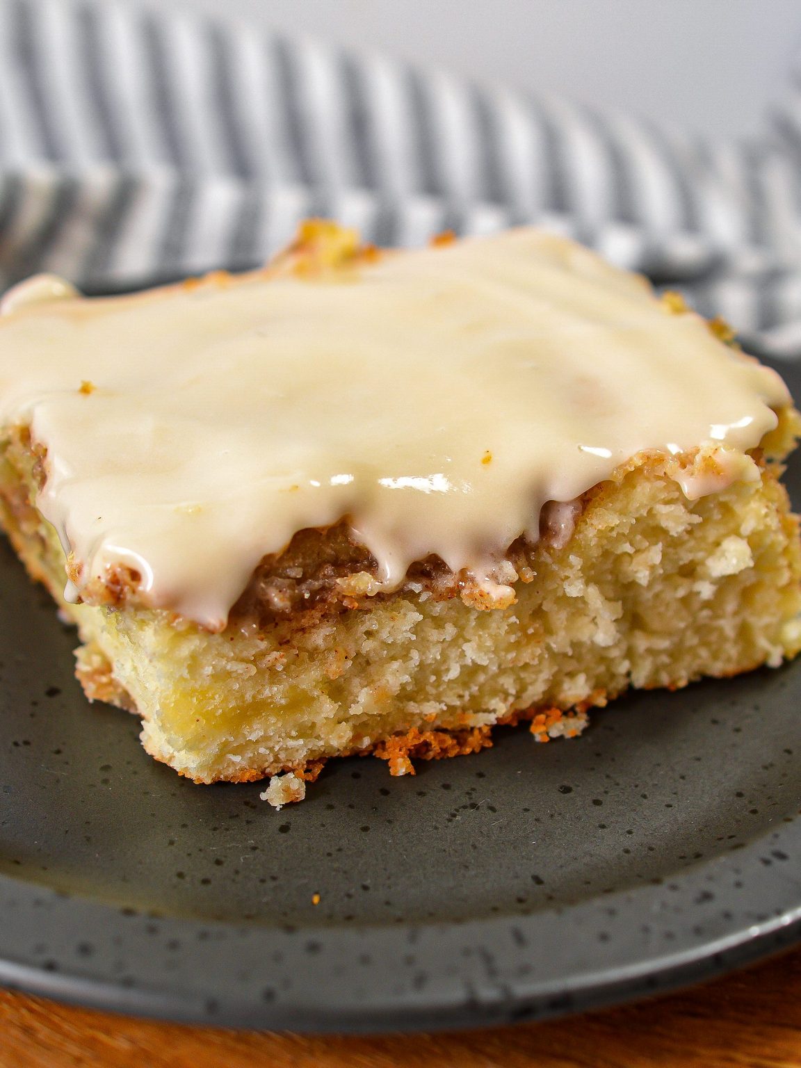 Cinnamon Roll Cake with Cream Cheese Frosting - Sweet Pea's Kitchen