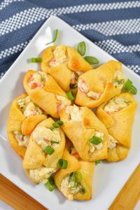 Crab and Cream Cheese Filled Crescent Rolls - Sweet Pea's Kitchen