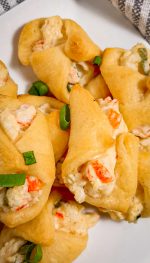 Crab and Cream Cheese Filled Crescent Rolls - Sweet Pea's Kitchen