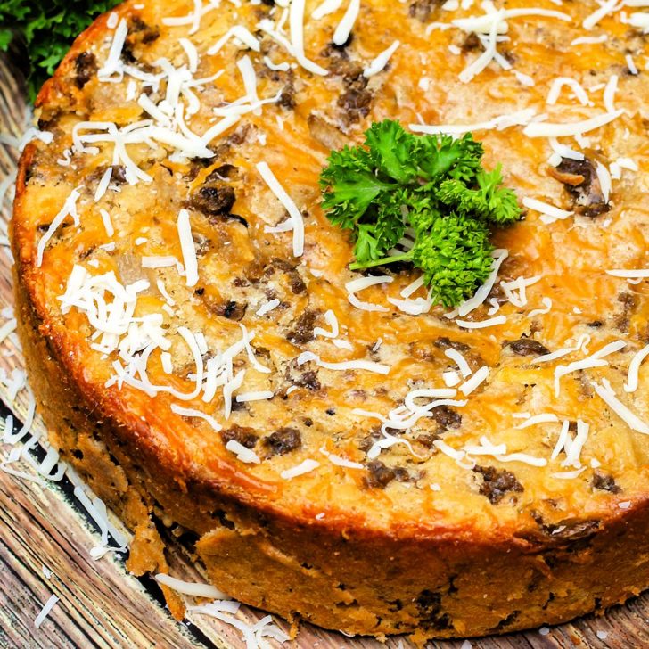 Impossible Cheeseburger Pie - Sweet Pea's Kitchen