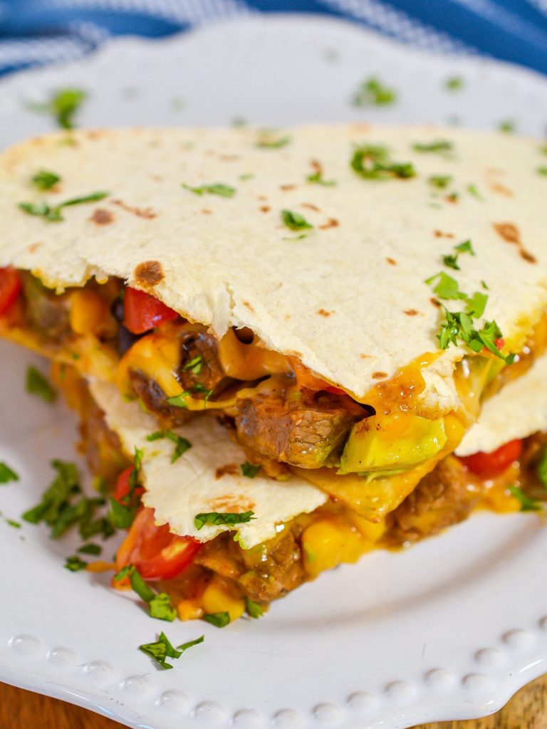 Loaded Steak Quesadillas - Sweet Pea's Kitchen