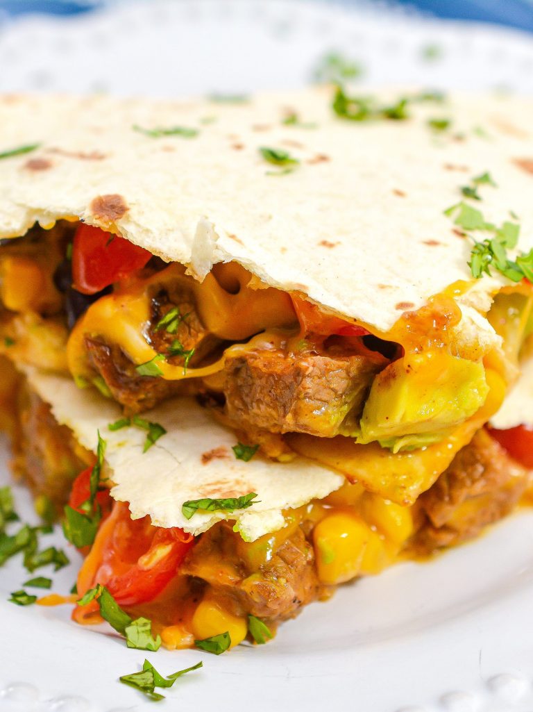 Loaded Steak Quesadillas - Sweet Pea's Kitchen