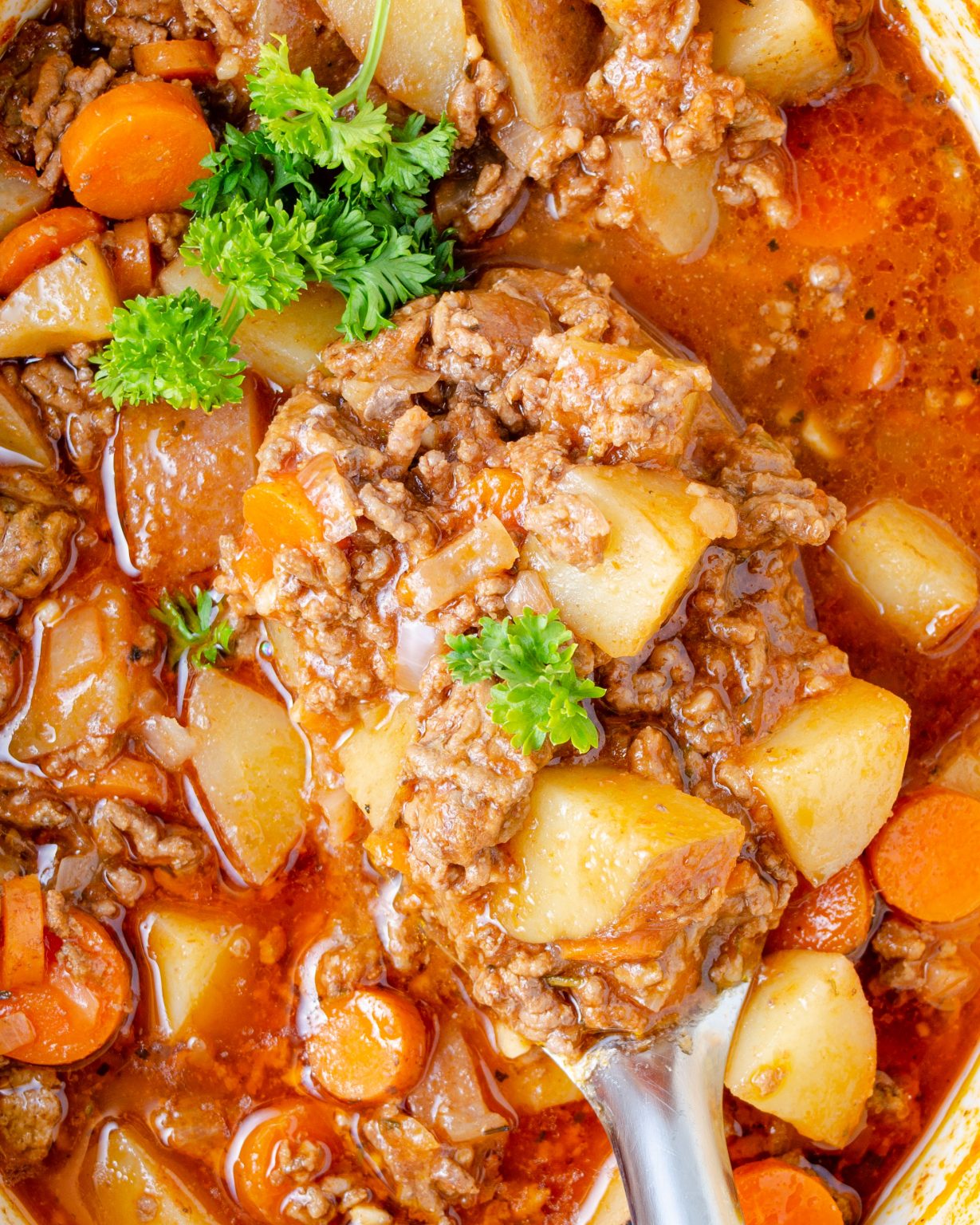 Slow Cooker Poor Mans Stew - Sweet Pea's Kitchen