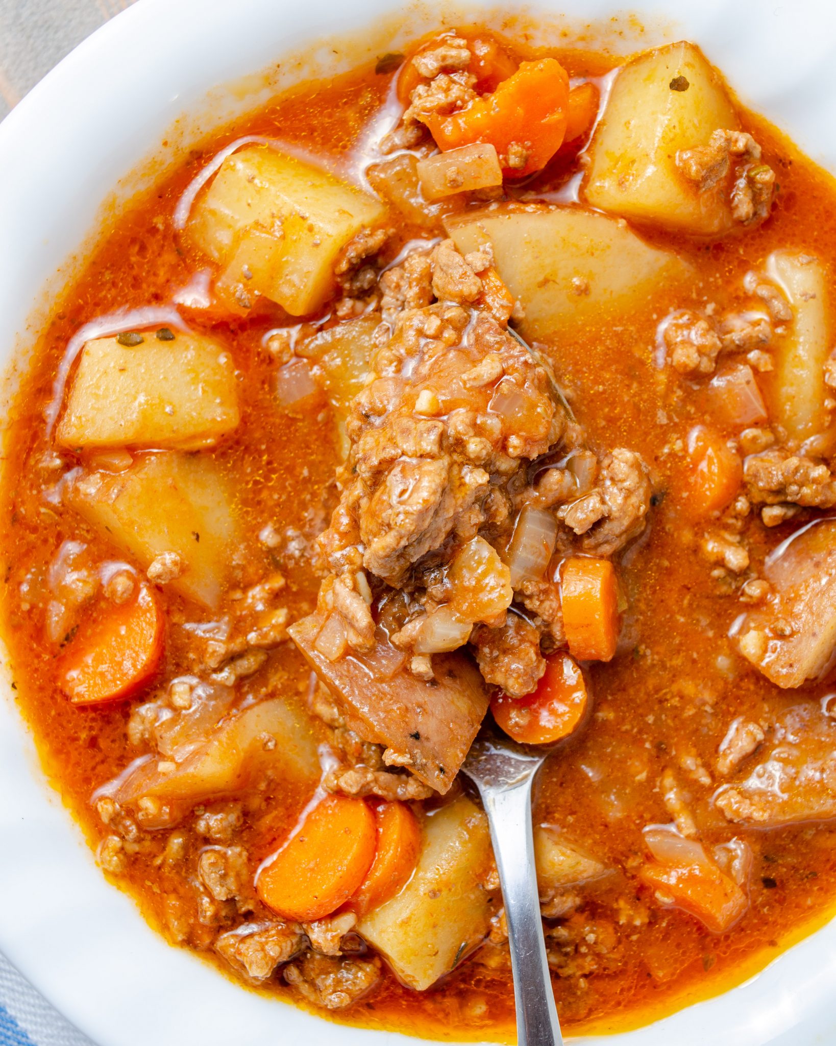 Slow Cooker Poor Mans Stew - Sweet Pea's Kitchen