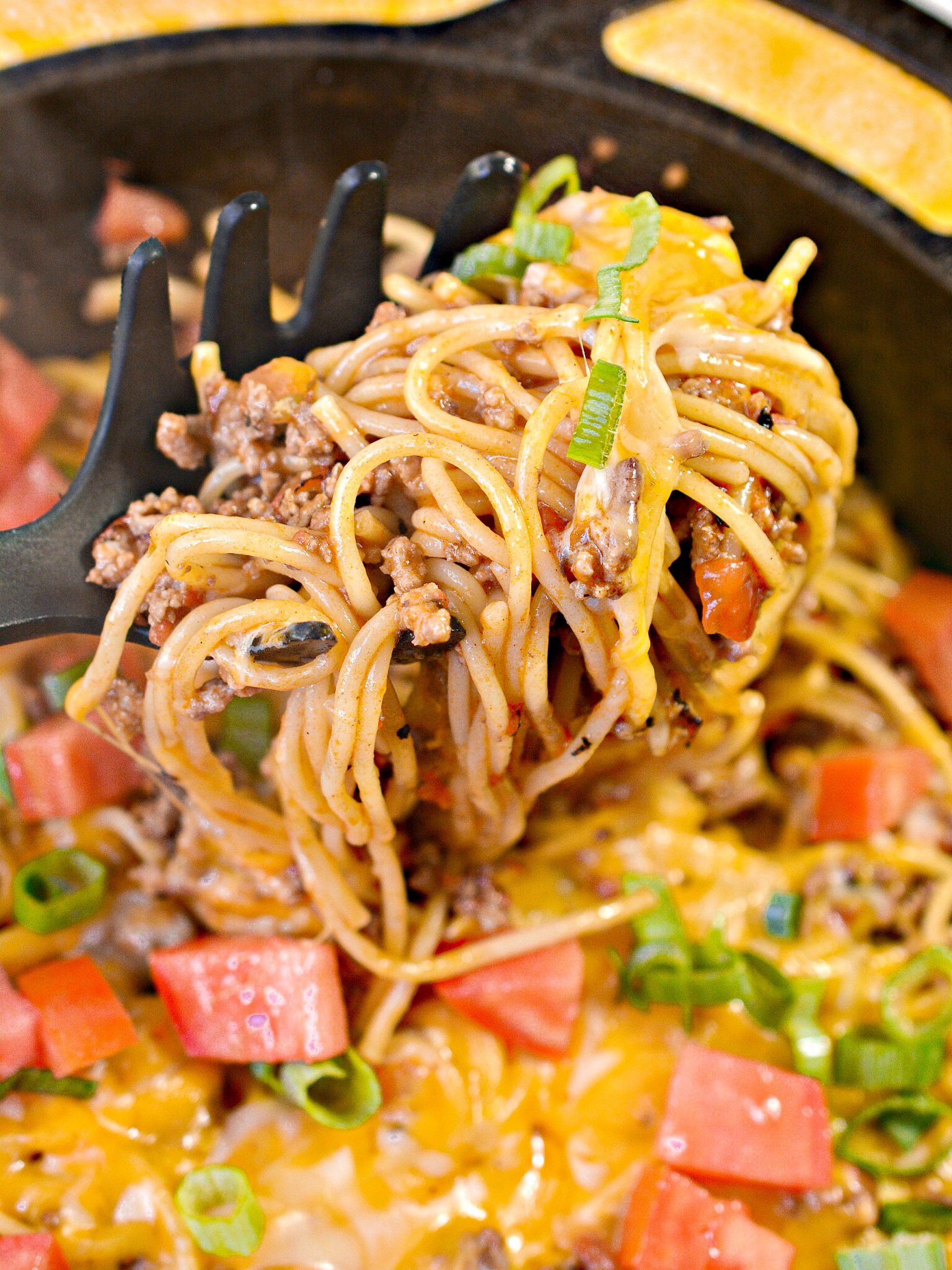 Taco Spaghetti - Sweet Pea's Kitchen