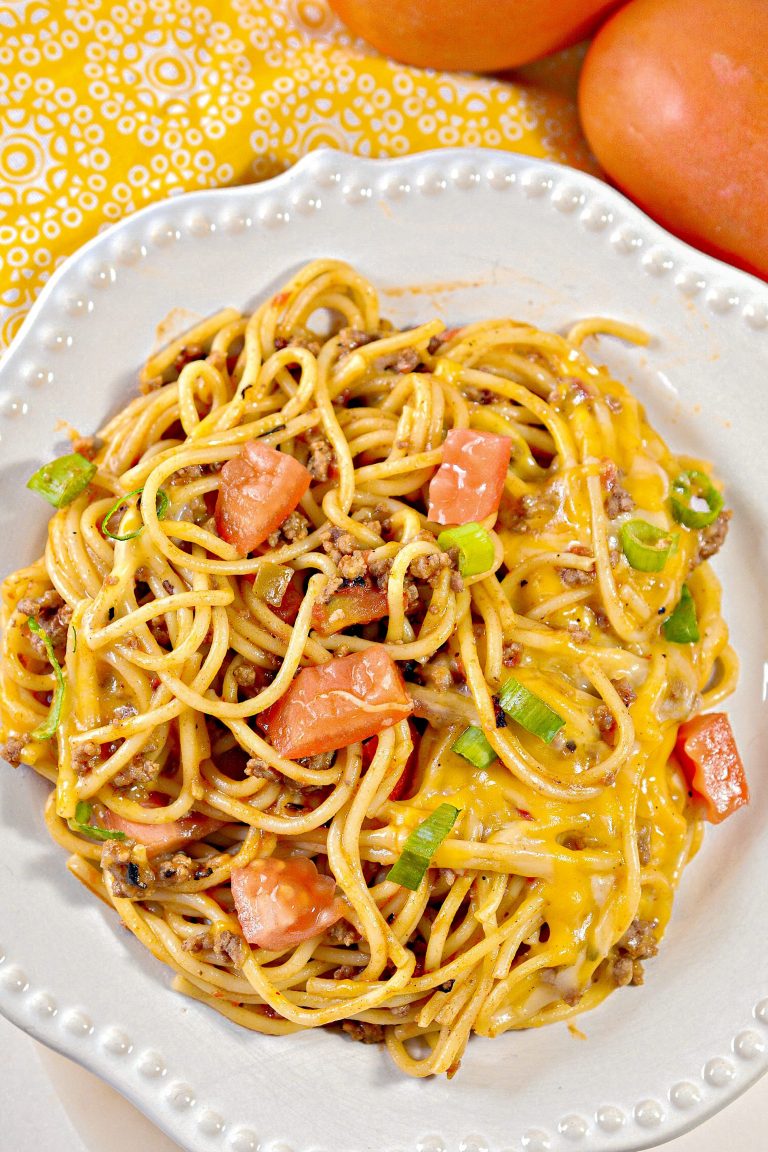 Taco Spaghetti - Sweet Pea's Kitchen
